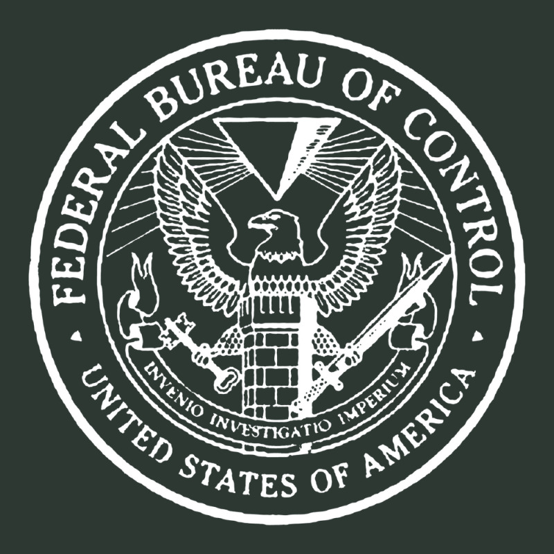 Federal Bureau Of Control Mesh Back Trucker Hat By Floraart - Hatpublic