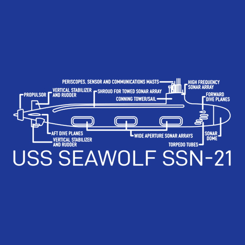 Uss Seawolf Ssn 21 Fast Attack Nuclear Submarine Blueprint Schematic Pa ...