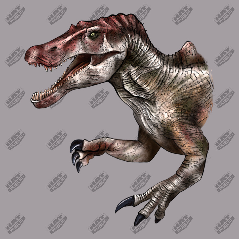 Spinosaurus Face Seamless Cap By Lillyallendesigns - Hatpublic