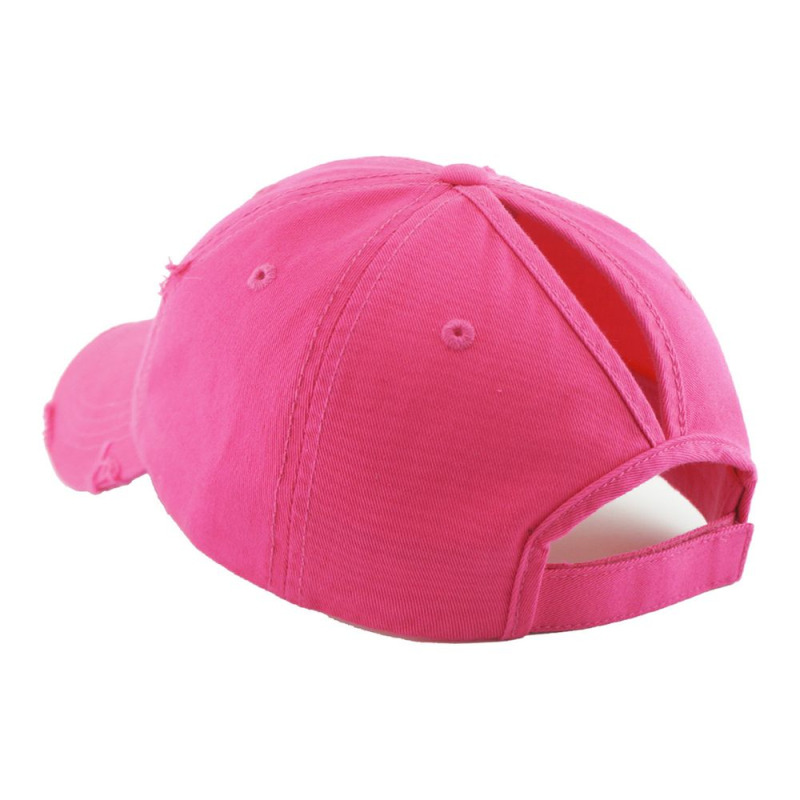 Denton High School Ponytail Cap By Artchic - Hatpublic