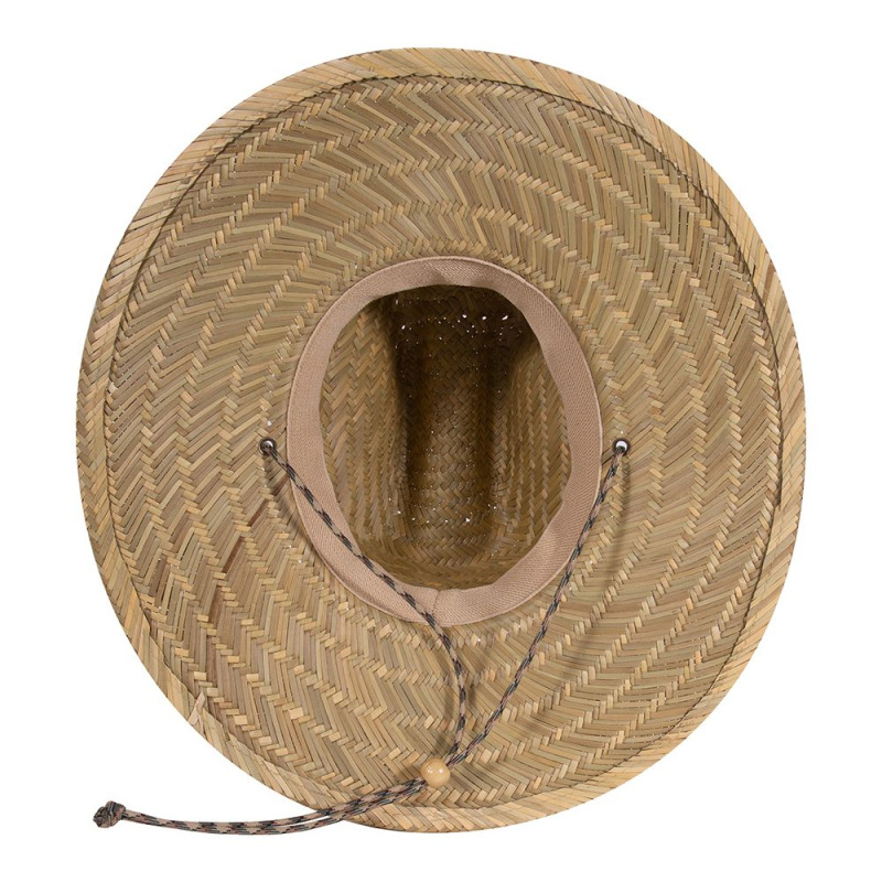 The Simpsons Bart Simpson Way In Trouble X-ray Round Leatherette Patch Straw Lifeguard Hat By ...