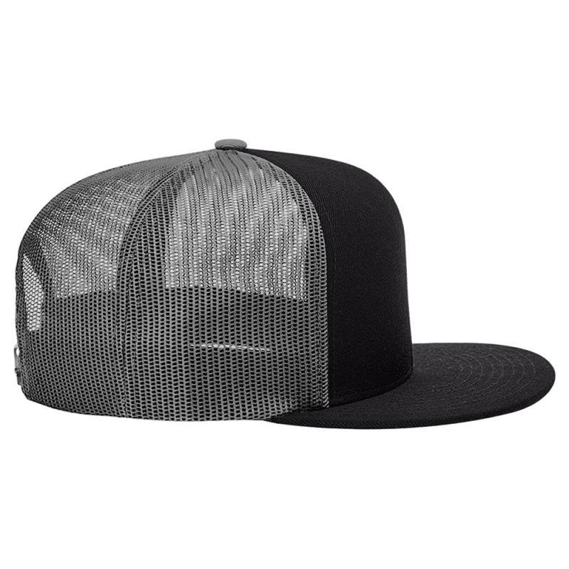 Redline Bmx 5 Panel Trucker Snapback Hat By Inspiradesign - Hatpublic