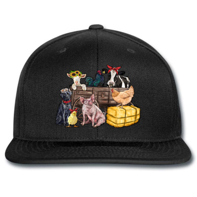 Farm Animals Wagon Printed Hat By Zillion Design Studio - Hatpublic