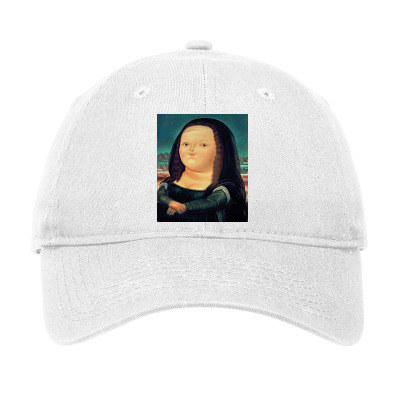 Fernando Botero Mona Lisa Adjustable Cap By Pixelflow - Hatpublic