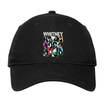 Photo Collage Whitney Houston Adjustable Cap By Pixelwave - Hatpublic