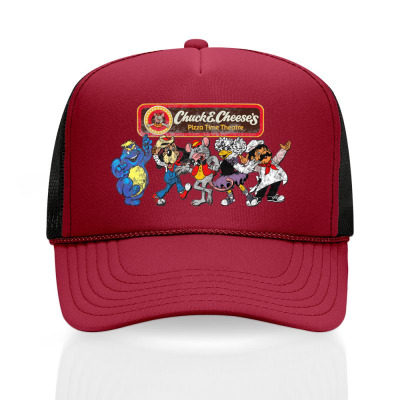 Retro Chuck E Cheeses T High Crown Trucker Hat By Pixelwave Hatpublic