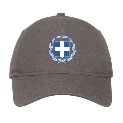 Coat Of Arms Of Greece Adjustable Cap By Artchic - Hatpublic