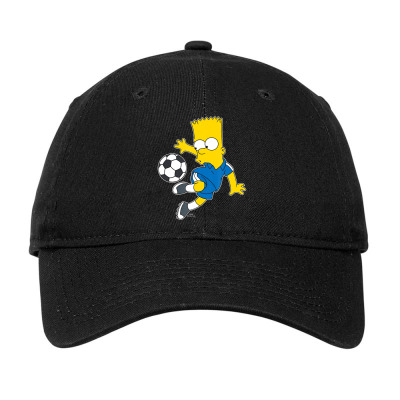 The Simpsons Bart Simpson Soccer Ball Kick Up Adjustable Cap By ...