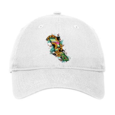 Baja California State Of Mexico Map Adjustable Cap By Ranaportraitstore ...