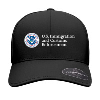 Immigration And Customs Enforcement Ice Homeland Security Seamless Cap ...
