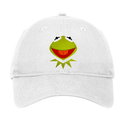 Funny Face Kermit Adjustable Cap By Designpulse - Hatpublic