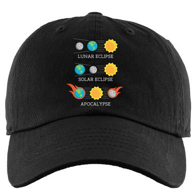 Solar Eclipse Lunar Eclipse Apocalypse Funny Joke Kids Cap By Pixelflow ...