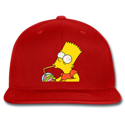 The Simpsons Bart Simpson Squishee Brain Freeze Printed Hat By ...