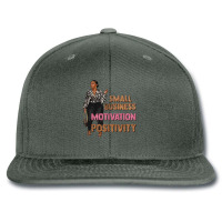 Black Boss Lady Small Business Snapback By Hra Design Shop - Hatpublic