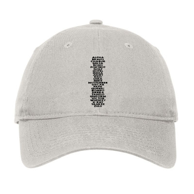 Phonetic Alphabet Adjustable Cap By Studioelite - Hatpublic