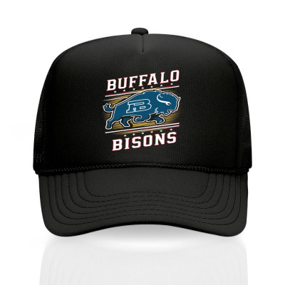 Buffalo Bisons Logo High Crown Trucker Hat By Fai - Hatpublic