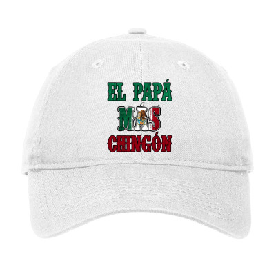 El Papa Mas Chingon Mexican Flag Adjustable Cap By Jasminsmagicworld ...