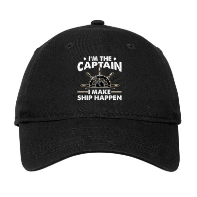 Im The Retro Captain Funny Boat Captain Vintage Adjustable Cap By ...