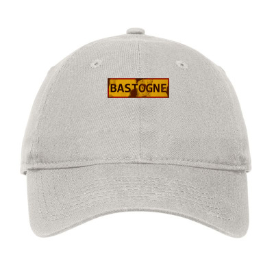 Bastogne Wwii Battle Of The Bulge Sign Dirty Adjustable Cap By ...