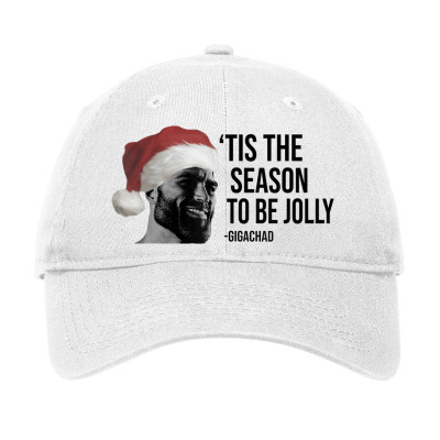 Gigachad Christmas Adjustable Cap By Designpulse - Hatpublic