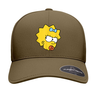 The Simpsons Maggie Simpson Angry Big Face T Shirt Seamless Cap By ...