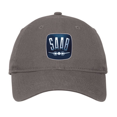 Classic Saab Badge Adjustable Cap By Artmosaic - Hatpublic