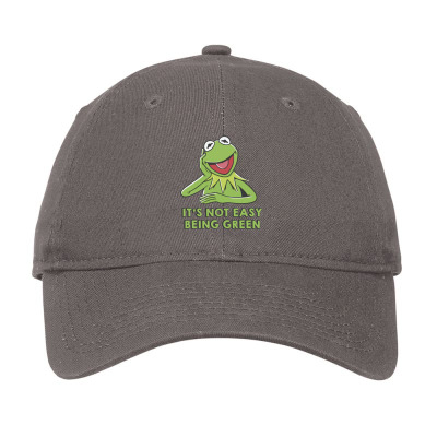 Kermit The Frog .png Adjustable Cap By Designpulse - Hatpublic