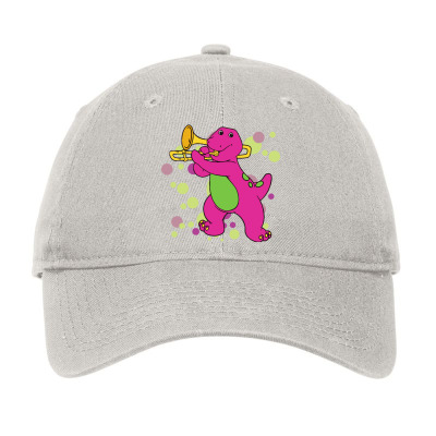 Barney And Friends Play Trumpet Adjustable Cap By Inspiradesign - Hatpublic
