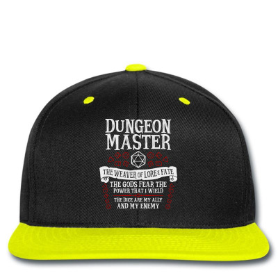 Dungeon Master, The Weaver Of Lore & Fate Dungeons & Dragons Snapback ...
