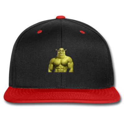 Shrek Meme Muscular Shrek Snapback By Artchic - Hatpublic
