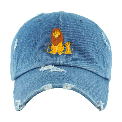 The Lion & King Young Simba And Mufasa Ponytail Cap By Floraart - Hatpublic
