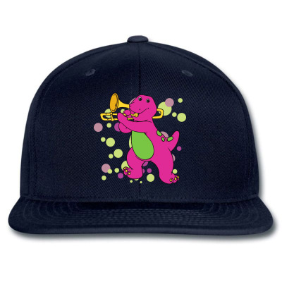 Barney And Friends Play Trumpet Snapback By Inspiradesign - Hatpublic
