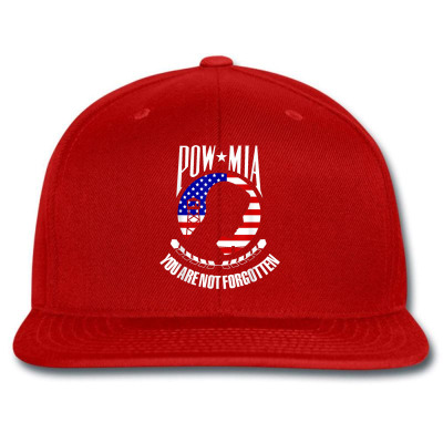 Pow Mia American Flag You Are Not Forgotten Snapback By Artmosaic - Hatpublic