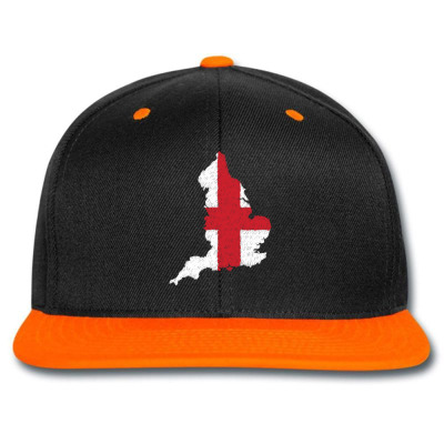 England Flag Map Drawing Line Art Snapback By Artchic - Hatpublic