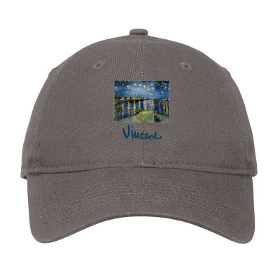 Starry Night Over The Rhone By Vincent Van Gogh Adjustable Cap By ...