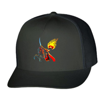 The Headless Horseman Of Sleepy Hollow Headless Horseman Trucker Cap By ...