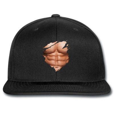 Chest Six Pack Abs Muscles Bodybuilder Printed Hat By Studioelite ...