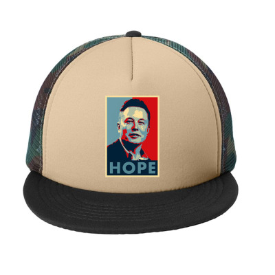 Elon Musk Hope Foam Snapback Hat By Artmosaic - Hatpublic