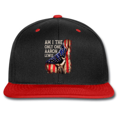 Am I The Only One Aaron-lewis Usa Flag .png Printed Hat By Craftify ...