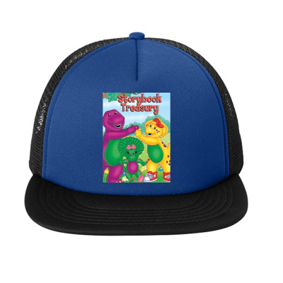 Barney The Dinosaur And Friends T Humor Foam Snapback Hat By Artmosaic ...