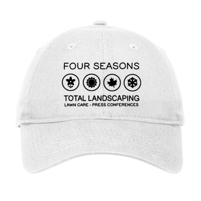 Four Seasons Total Landscaping Adjustable Cap By Pixelflow - Hatpublic