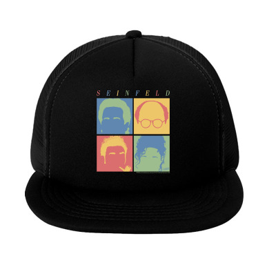 Seinfeld Warhol Color Pop Group Portraits Pullover Hoodie Foam Snapback ...