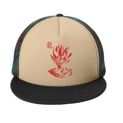 Goku Black Goku Vintage Minimalist Goku Artistic Goku Foam Snapback Hat ...