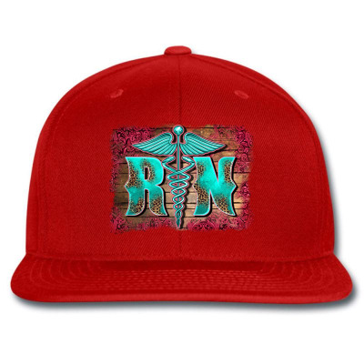 Registered Medical Symbol Nurse Background Snapback By Barkaloodesign ...