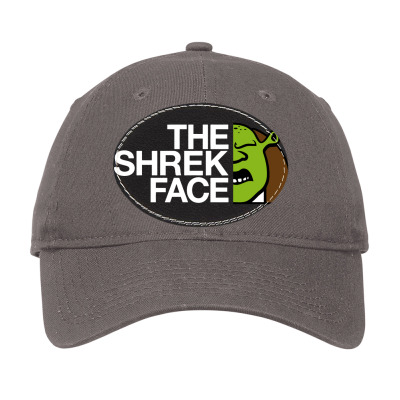 The Shrek Face Meme Adjustable Cap - Leatherette Patch By Pixelflow ...
