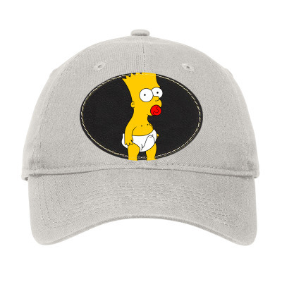 Bart Simpson Baby, The Simpsons Adjustable Cap - Leatherette Patch By ...