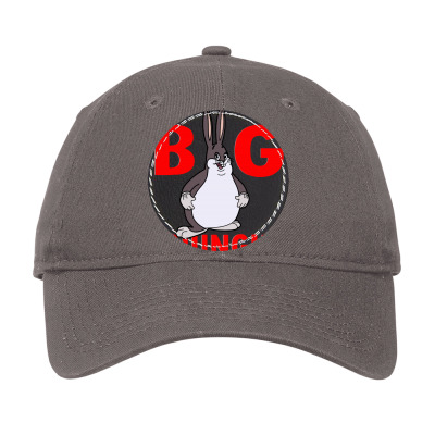 Funny Big Chungus Meme Adjustable Cap - Leatherette Patch By Artchic ...