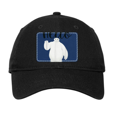 Funny Big Hero 6 Baymax Hello Wave Graphic Adjustable Cap - Leatherette ...