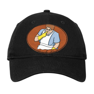 Chris Farley As The Lunch Lady Adjustable Cap - Leatherette Patch By ...