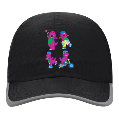 Barney The Dinosaur And Friends .png Running Hat By Pixelwave - Hatpublic